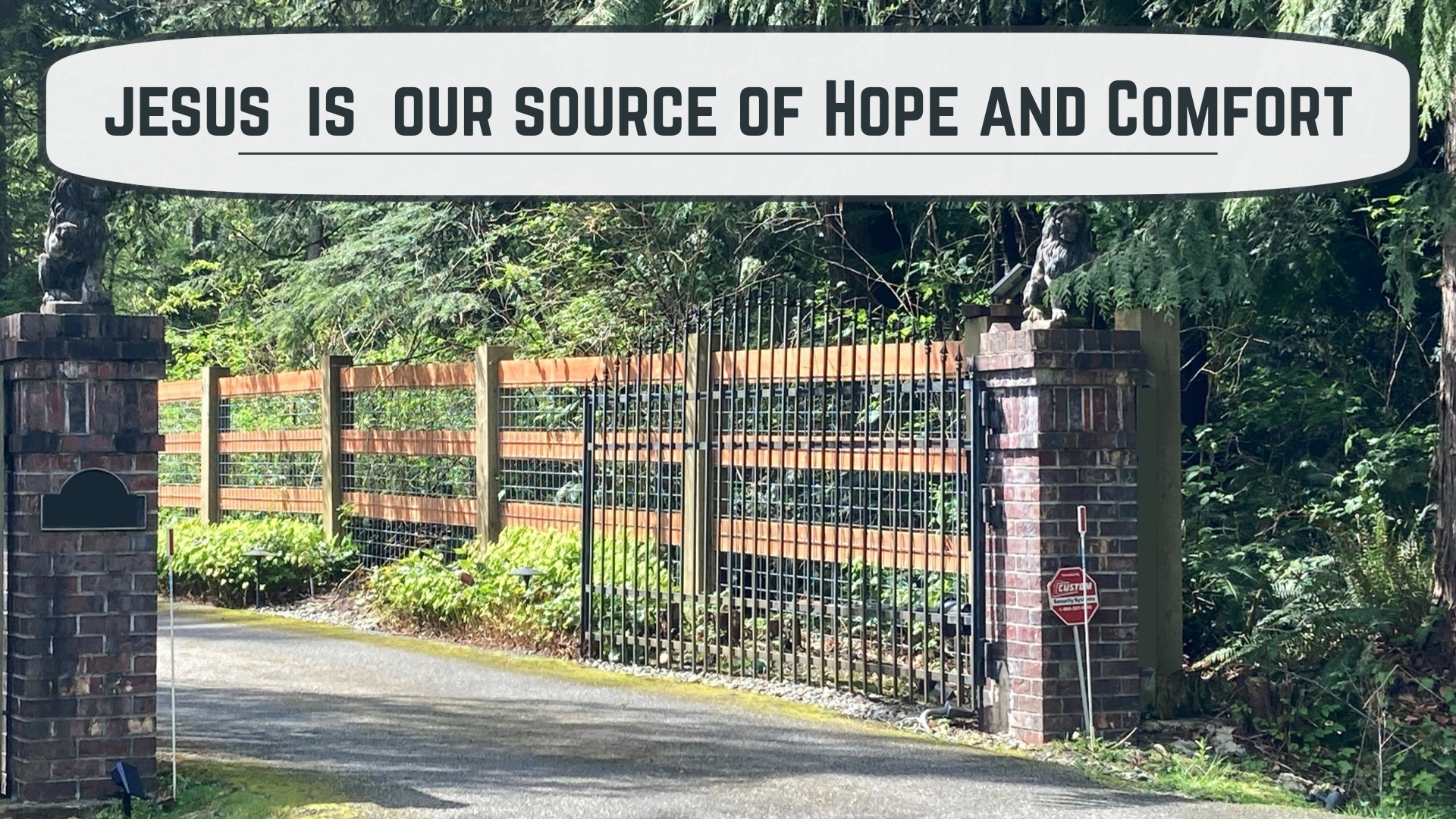 Jesus is our source of hope and comfort - Daily Blessing